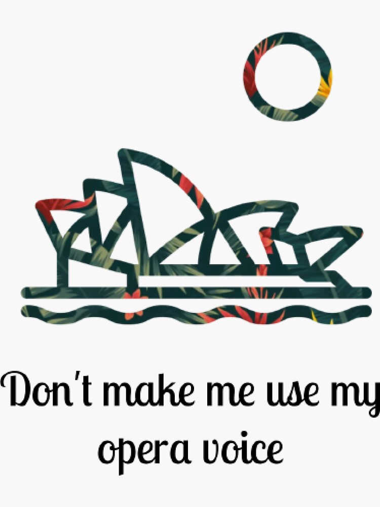 "Sidney - Opera" Sticker for Sale by Batiskafoo | Redbubble