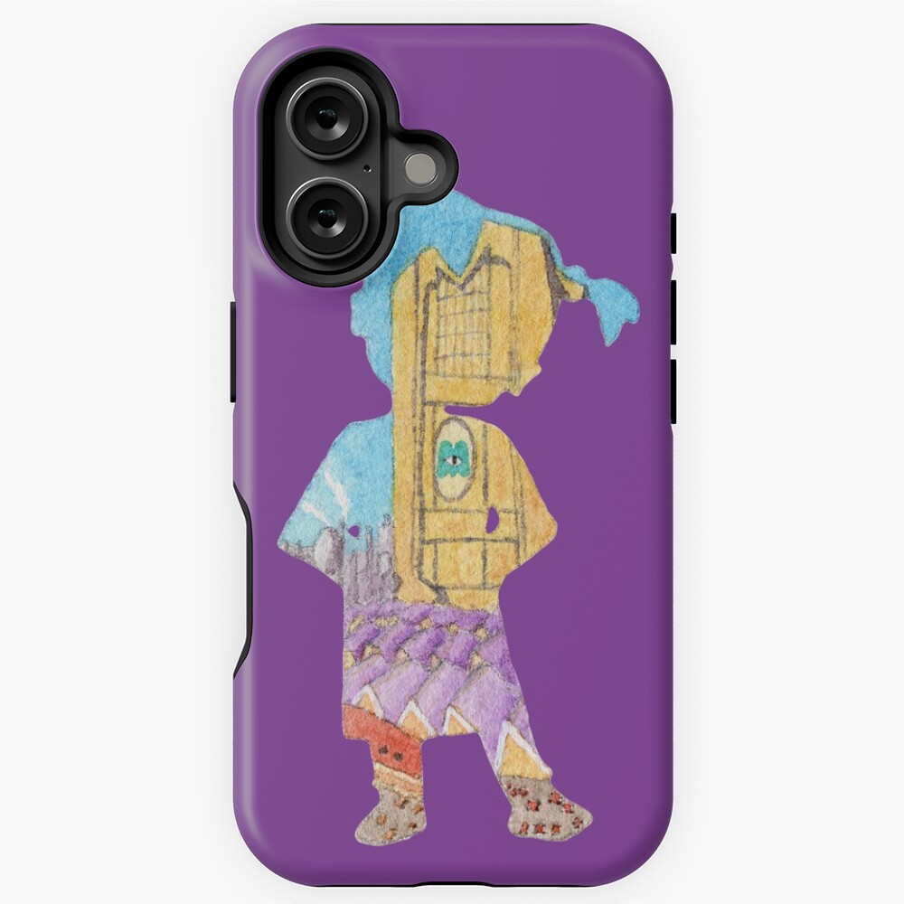 "Watercolor Silhouette Monsters Inc Boo" Sticker for Sale by ...
