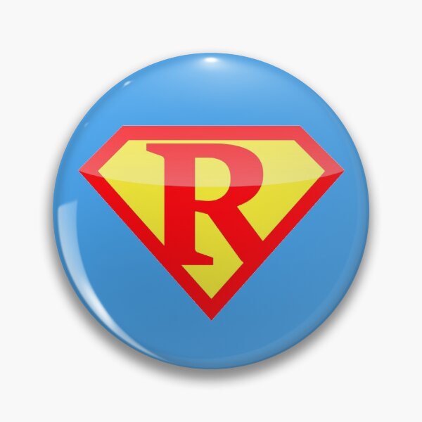 "Superhero symbol. Letter R logo." Pin by waldemart | Redbubble