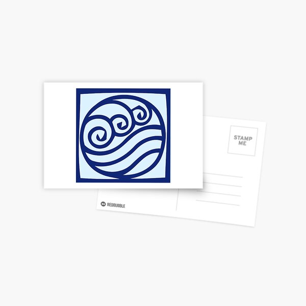 "Avatar Water Tribe Symbol" Postcard for Sale by DontStealWaifu | Redbubble