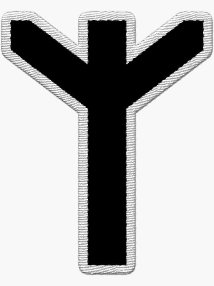 "Algiz Rune" Sticker for Sale by Lil-Lil-Cute | Redbubble