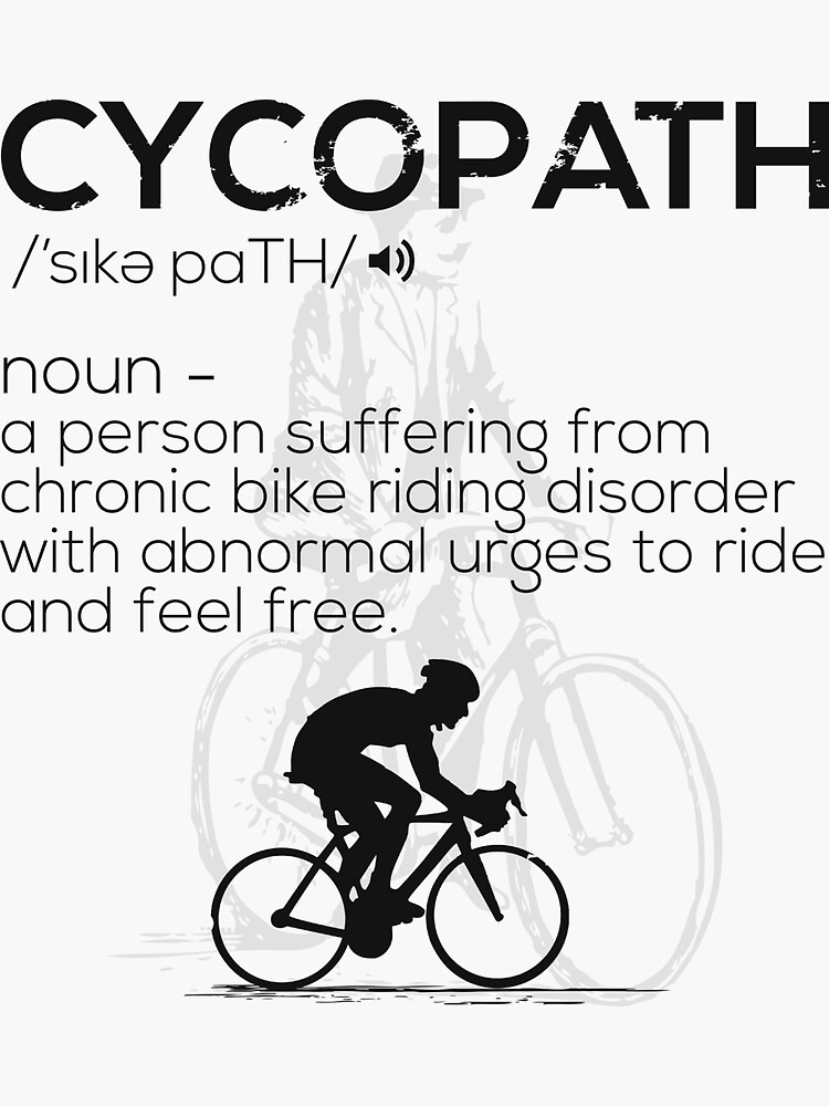"CYCOPATH" Sticker for Sale by sherwinlde | Redbubble