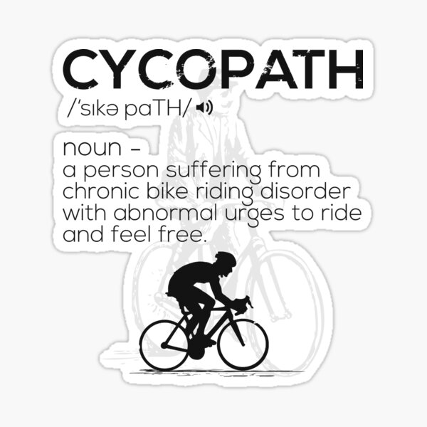 "CYCOPATH" Sticker for Sale by sherwinlde | Redbubble