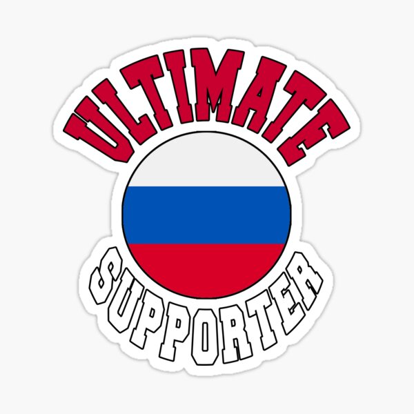 "Ultimate Russia Supporter" Sticker for Sale by diehards | Redbubble