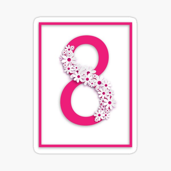 "Eight Pink Frame Photo" Sticker by sourav1993 | Redbubble