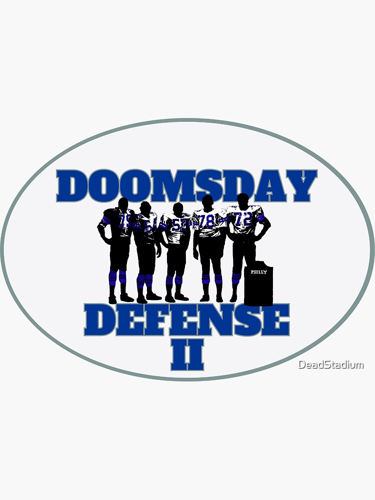 "Doomsday Defense II- Dallas- Silver" Sticker for Sale by DeadStadium ...