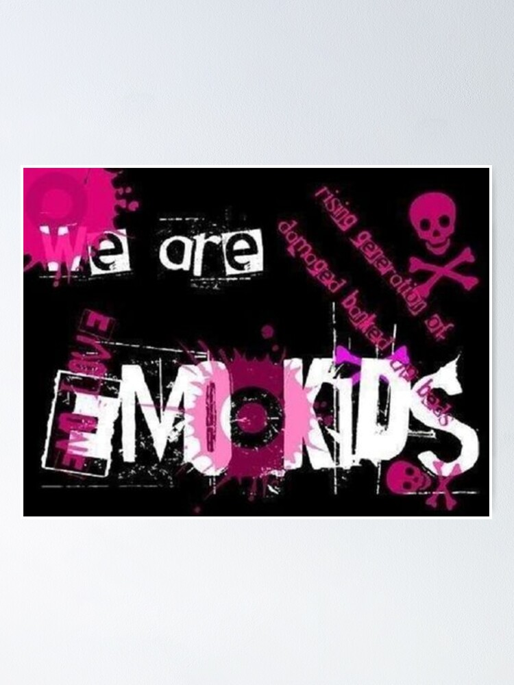 "emo kids aesthetic" Poster by elinguinness | Redbubble