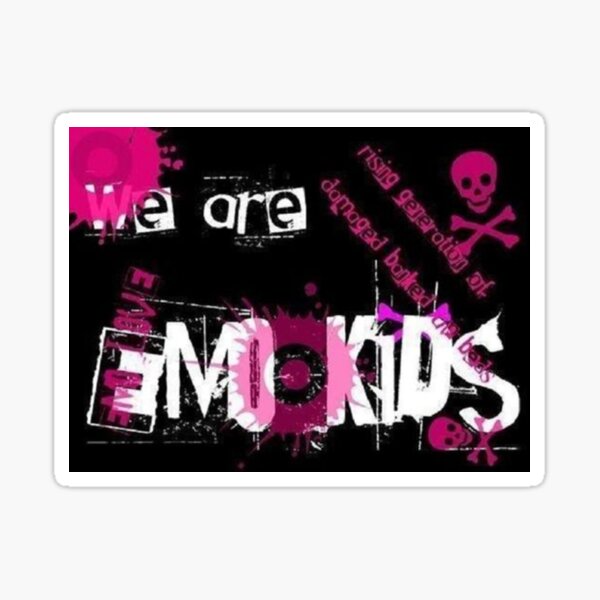 "emo kids aesthetic" Sticker for Sale by elinguinness | Redbubble
