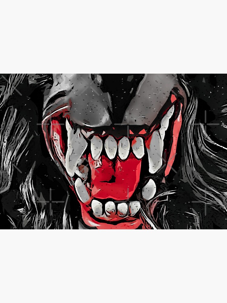 "Peachfuzz Wolf Creep" Mask for Sale by NeedingArt | Redbubble