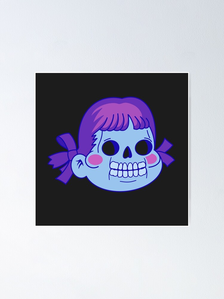 "Skeleton Peko Chan Milky" Poster by alixrawald | Redbubble