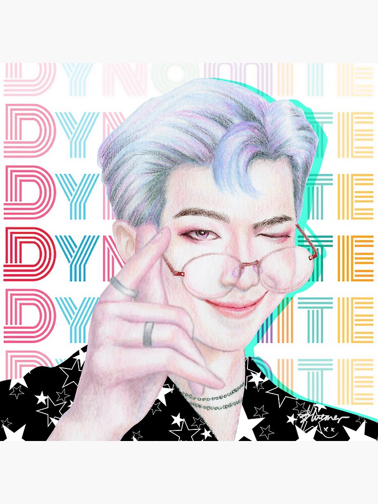 "RM "DYNAMITE" ERA" Sticker by bluempalette | Redbubble