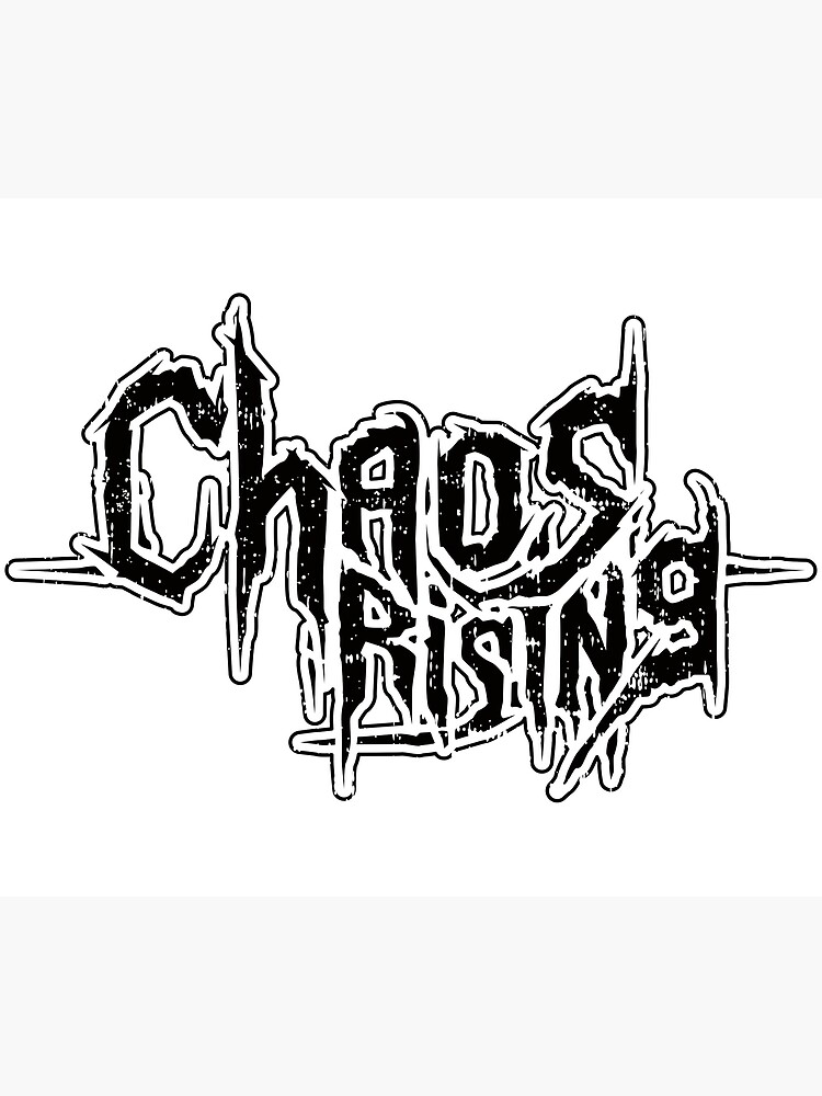 "Logo for the all-female metal project Chaos Rising" Poster for Sale by ...