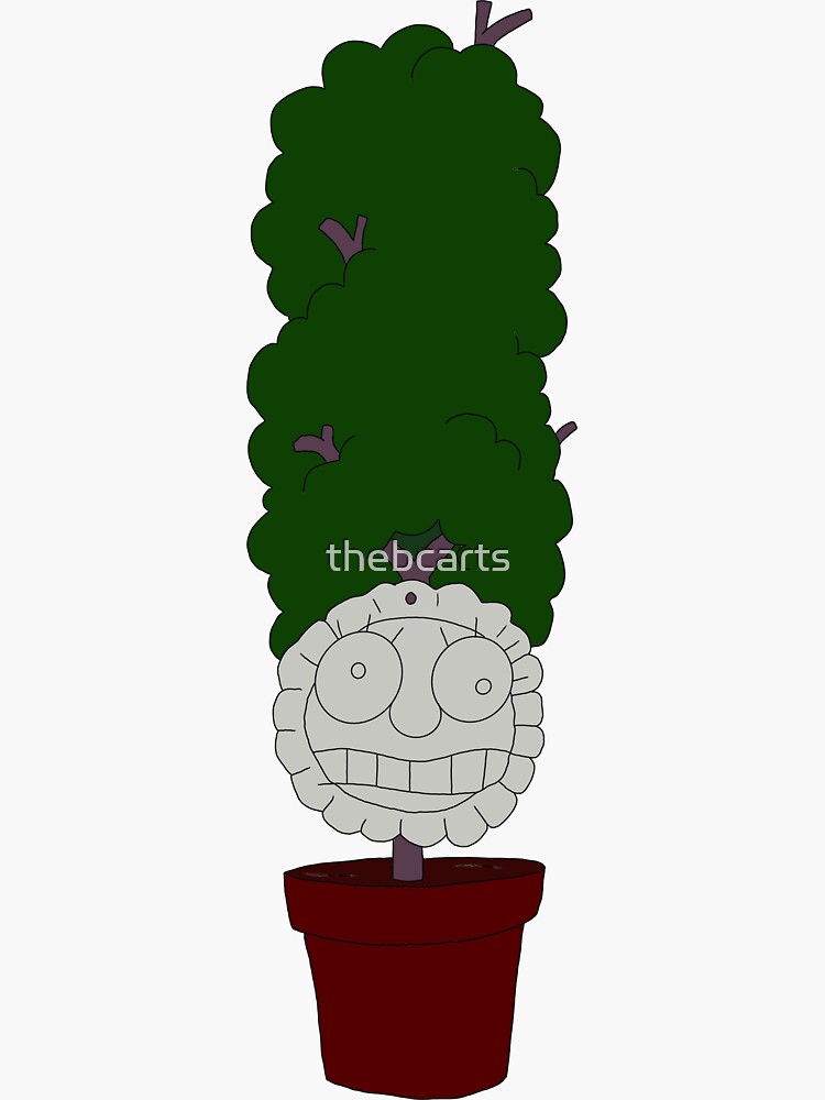"The Simpsons Marge Plant" Sticker for Sale by thebcarts | Redbubble