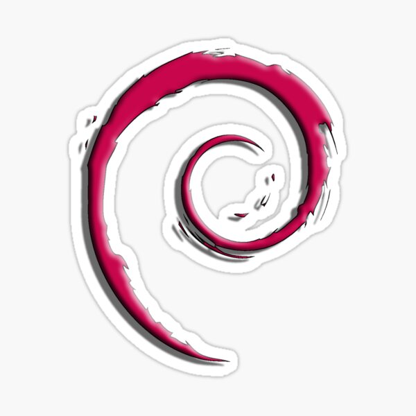 "Debian Logo" Sticker for Sale by robbrown | Redbubble