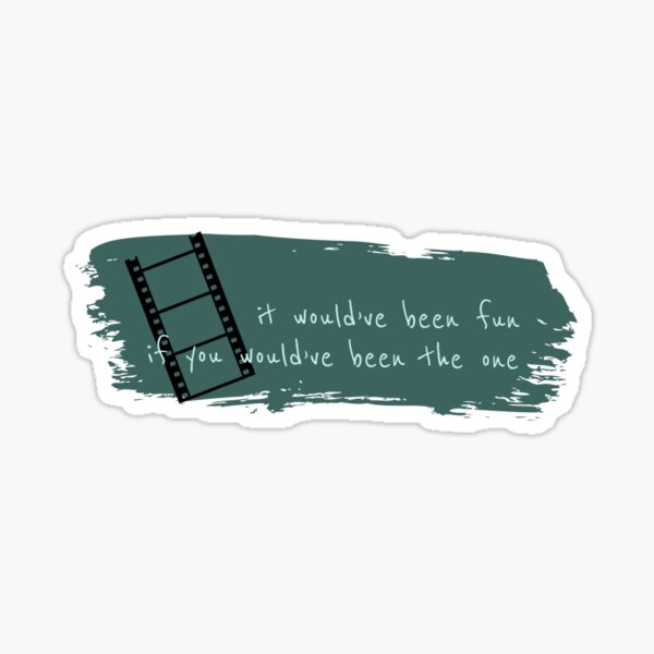 "taylor swift the 1 quote design" Sticker for Sale by alyssaren33 ...