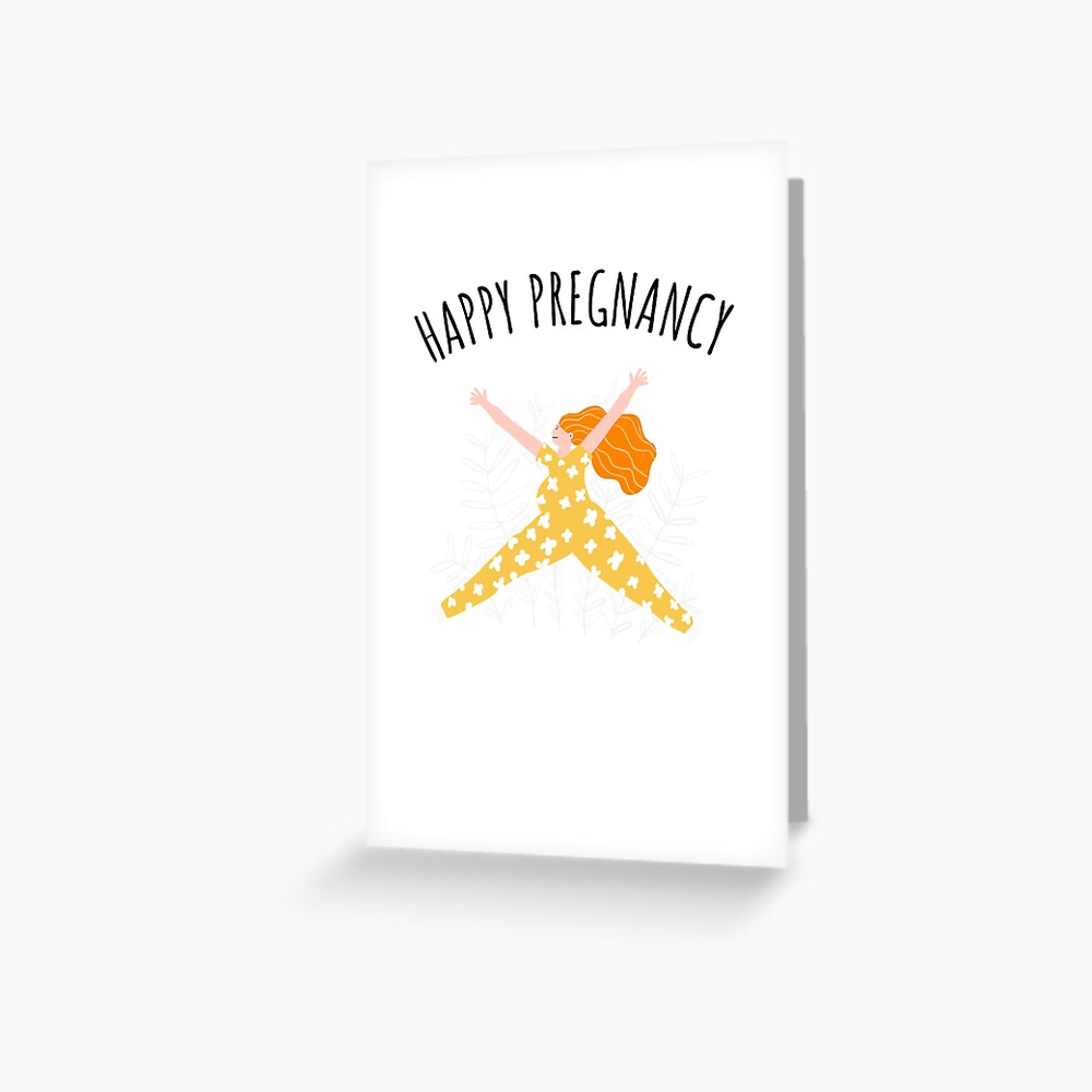 "Happy Pregnancy" Greeting Card for Sale by SpooTeeDesign | Redbubble