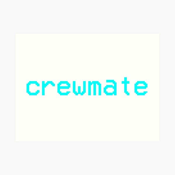 "Among us crewmate sticker" Art Print by Rx-1000 | Redbubble