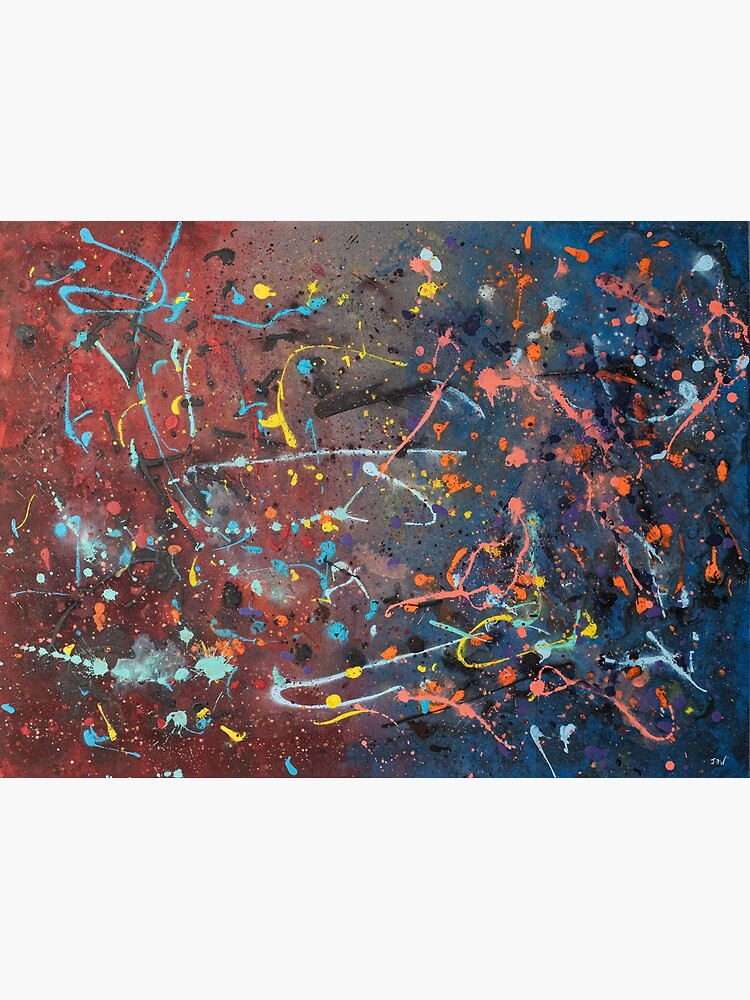 ""Splatter" Jackson Pollock inspired painting" Poster for Sale by ...
