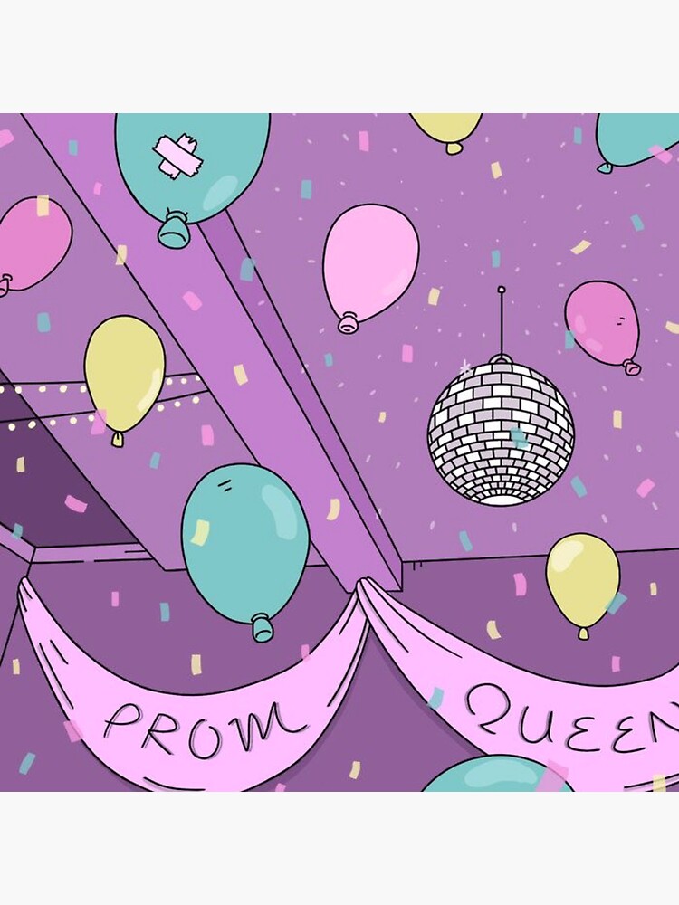 "Prom queen cover — beach bunny " Sticker for Sale by clay2001 | Redbubble