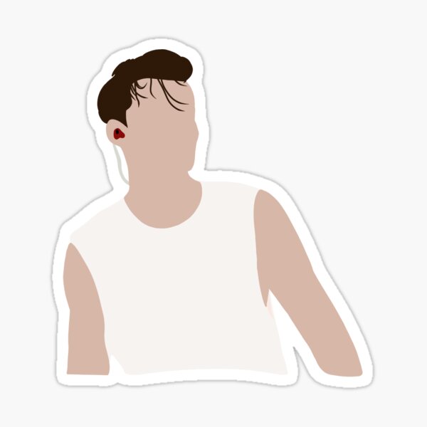 "Louis Tomlinson Sticker Outlined Drawing" Sticker for Sale by anuvan ...