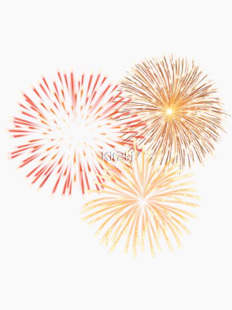 "Firework" Sticker for Sale by Kit2kj | Redbubble