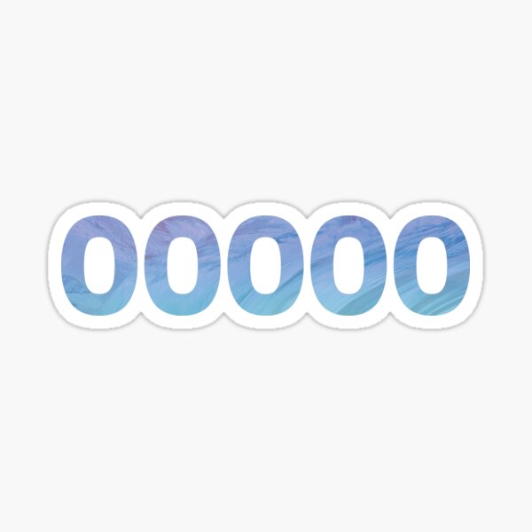 "00000 Angel number" Sticker by namaste-you | Redbubble