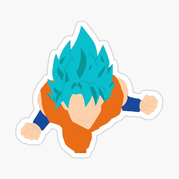 "Goku God Mode" Sticker for Sale by thymaker | Redbubble