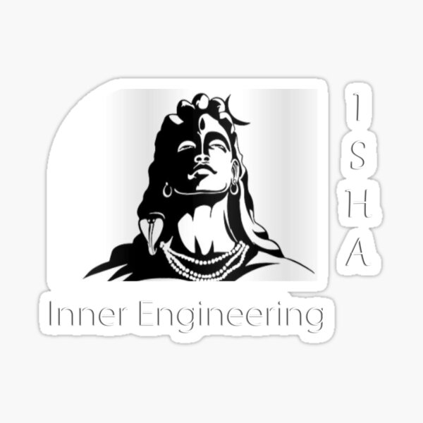 "Isha - Inner Engineering" Sticker for Sale by FindurIdentity | Redbubble