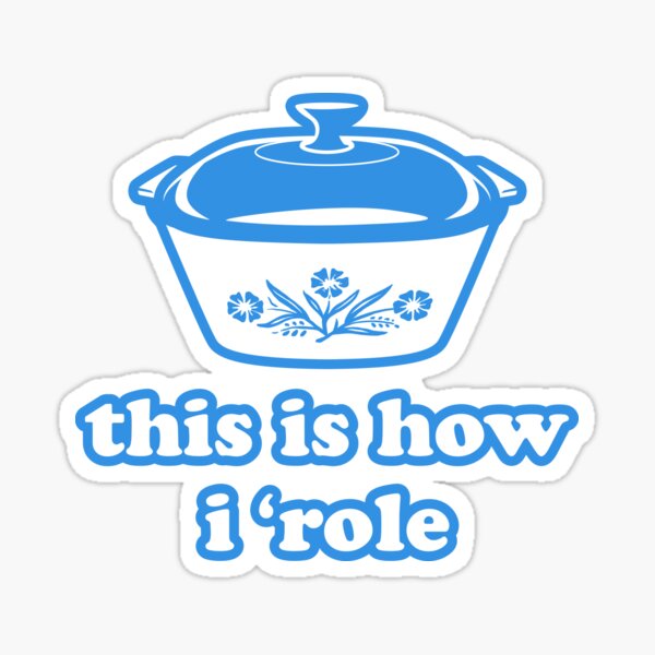 "This Is How I 'Role" Sticker for Sale by harebrained | Redbubble