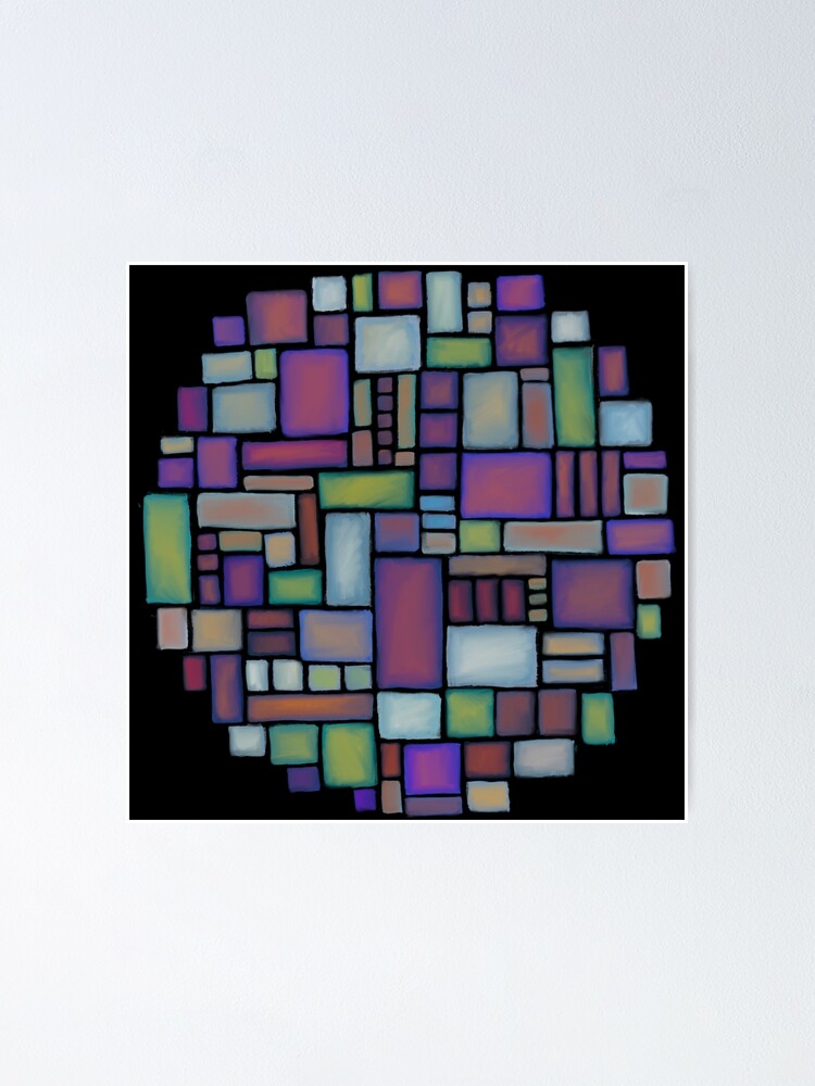 "Blockettes v3" Poster by Langfordcraft | Redbubble
