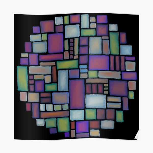 "Blockettes v3" Poster by Langfordcraft | Redbubble