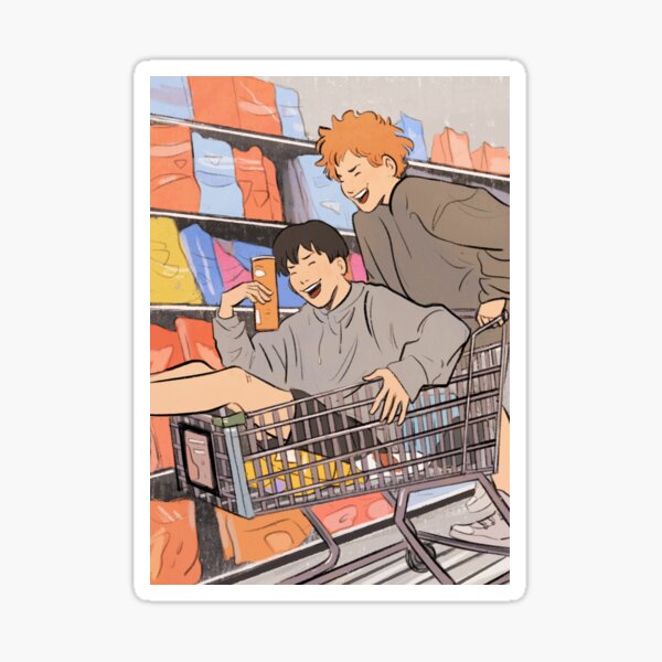 "shopping cart" Sticker by alexsiple | Redbubble