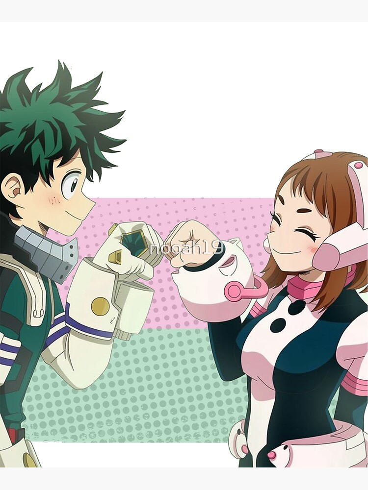"Deku & Ochako" Poster by nooah19 | Redbubble