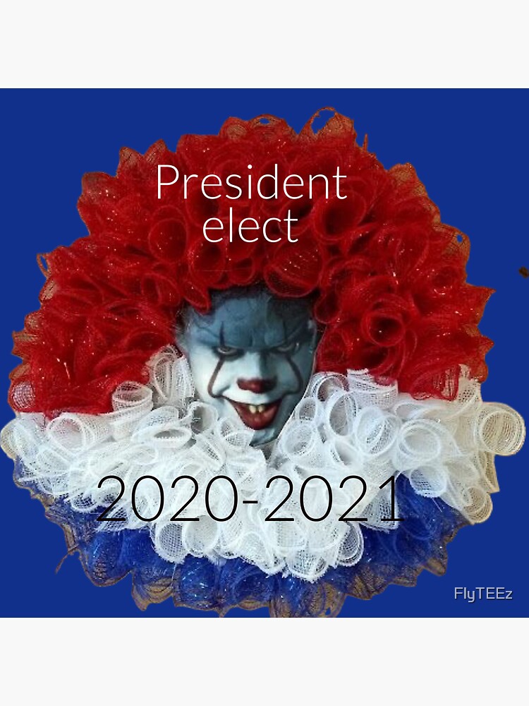 "Scary Election" Sticker for Sale by FlyTEEz | Redbubble