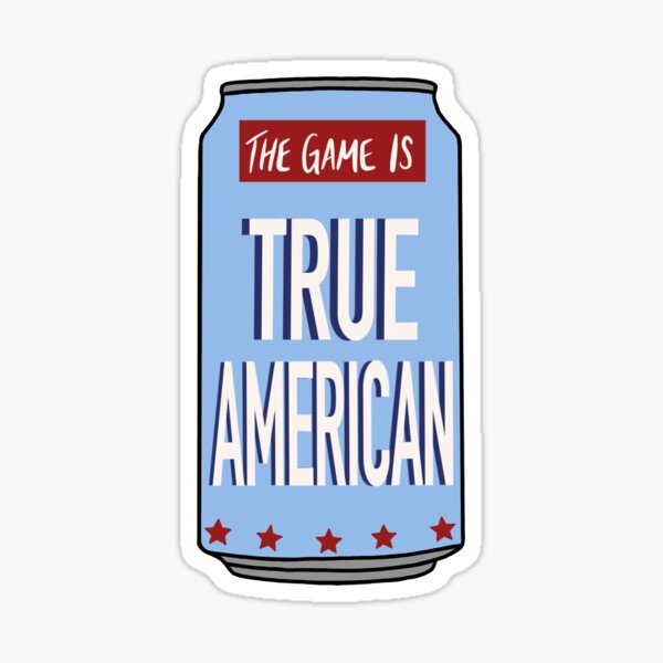 "True American 2.0//New Girl" Sticker for Sale by elliemoon | Redbubble
