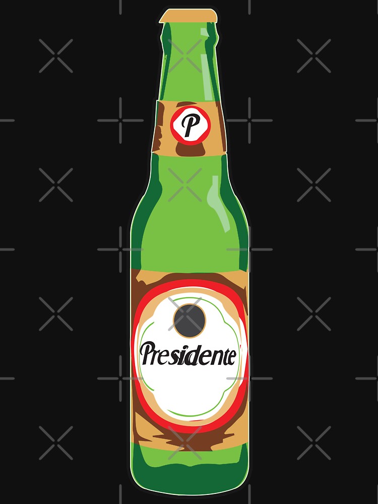 "President beer in bottle BLACK" Essential T-Shirt by dumefro | Redbubble