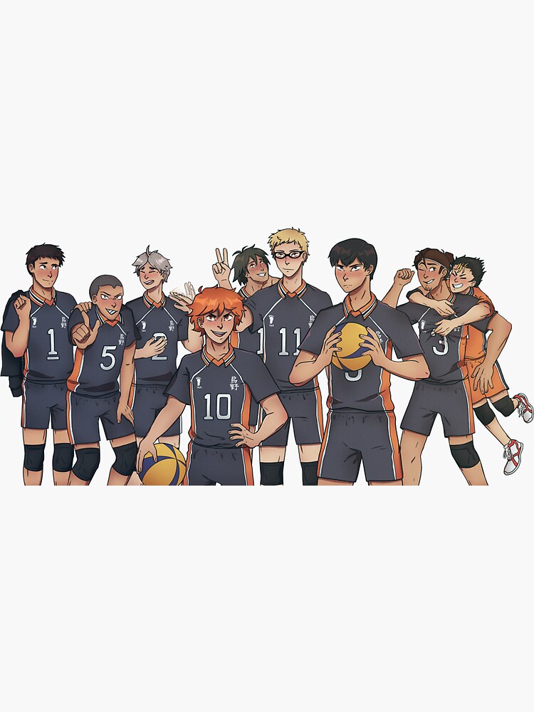 "Karasuno" Sticker for Sale by Bricus27 | Redbubble