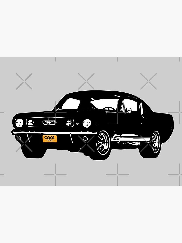 "64-66 Black 'Stang" Poster for Sale by CoolRide | Redbubble