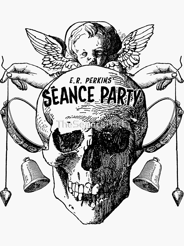 "Seance Party: Spirits at Play (inkwell) " Sticker by TheSeanceParty ...