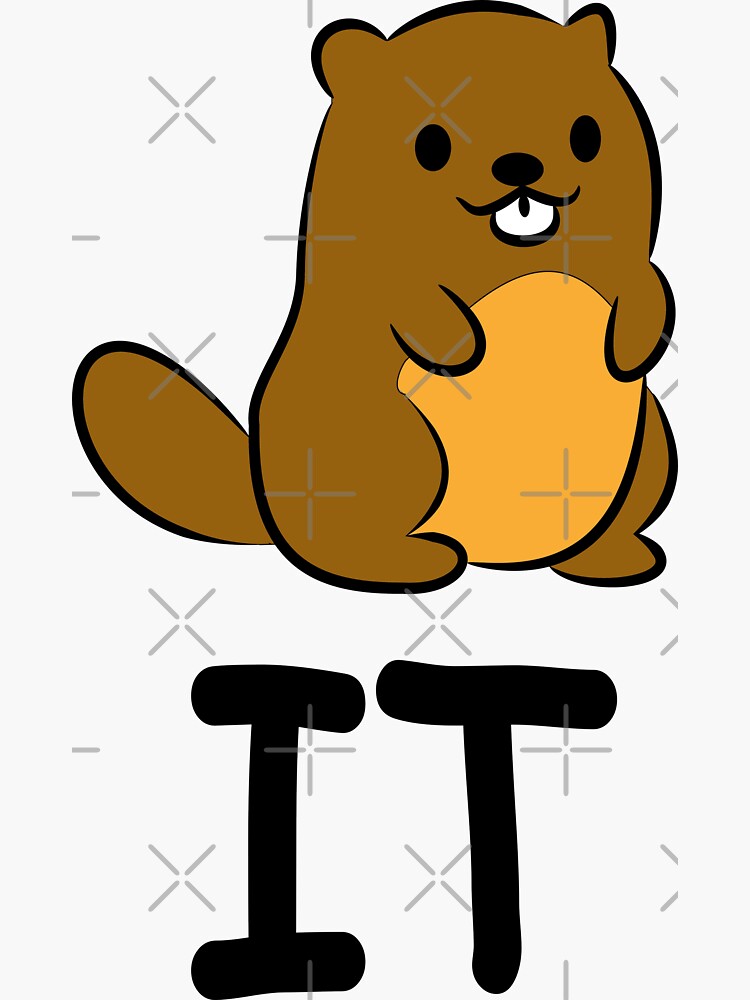 "Go For It (Gopher Pun)" Sticker for Sale by Scott-tees | Redbubble