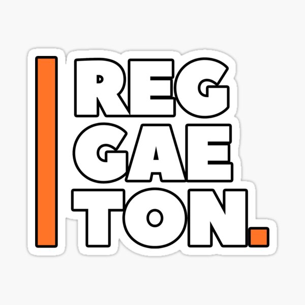 "Reggaeton" Sticker for Sale by blazikin | Redbubble