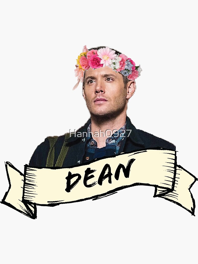 "Dean Flower Crown" Sticker for Sale by Hannah0927 | Redbubble