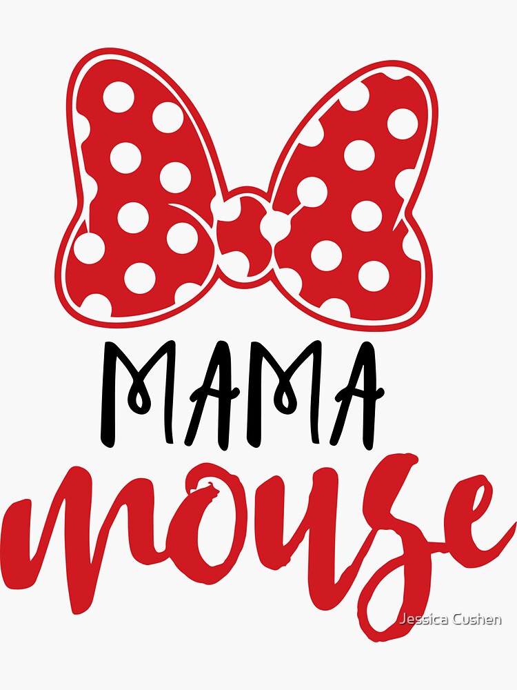 "Mama Mouse" Sticker for Sale by hawklawson | Redbubble