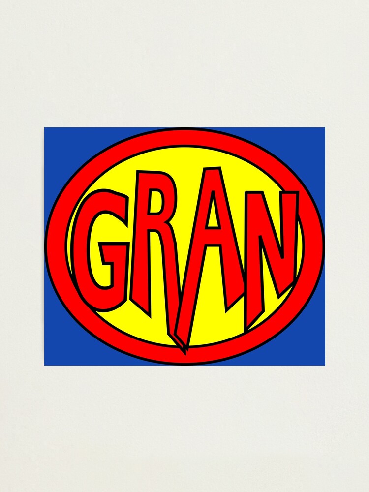 Lámina fotográfica «Héroe, Heroína, Superhéroe, Super Gran» de ...