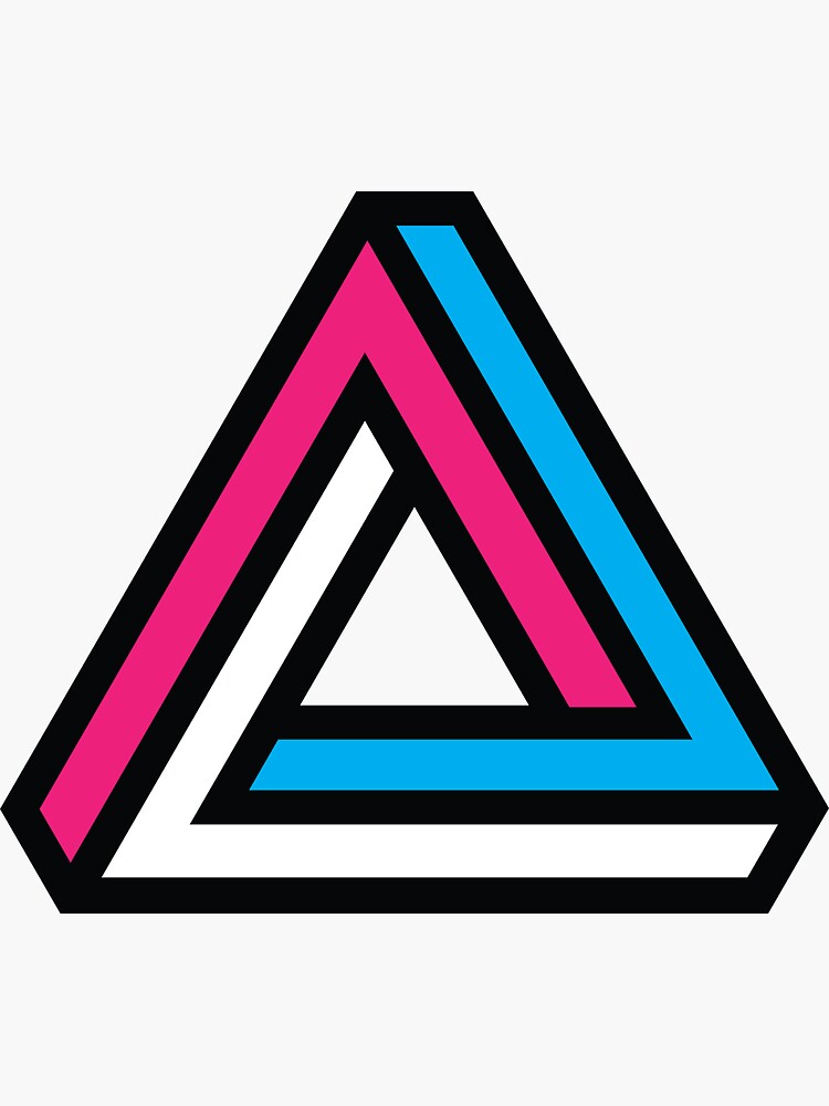 "Trans Pride Infinity Flag" Sticker by sterlingmadex | Redbubble