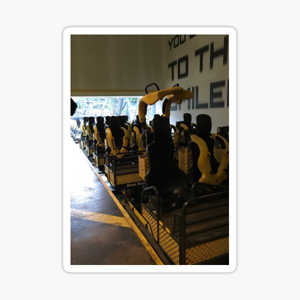 "The Smiler Station" Sticker for Sale by ARTBYJMD | Redbubble