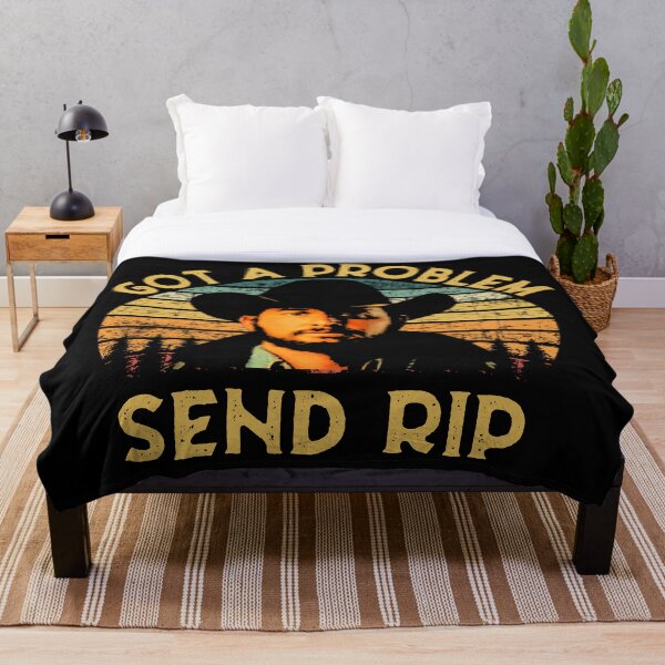 Rip Wheeler Throw Blankets | Redbubble