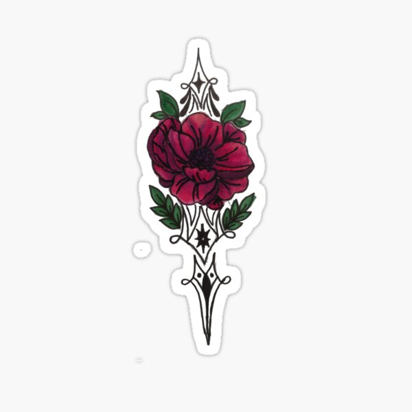 "pink poppy" Sticker for Sale by Svarts02 | Redbubble