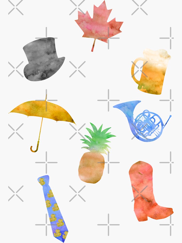 "HIMYM Funny Symbols" Sticker for Sale by paigemarie13 | Redbubble