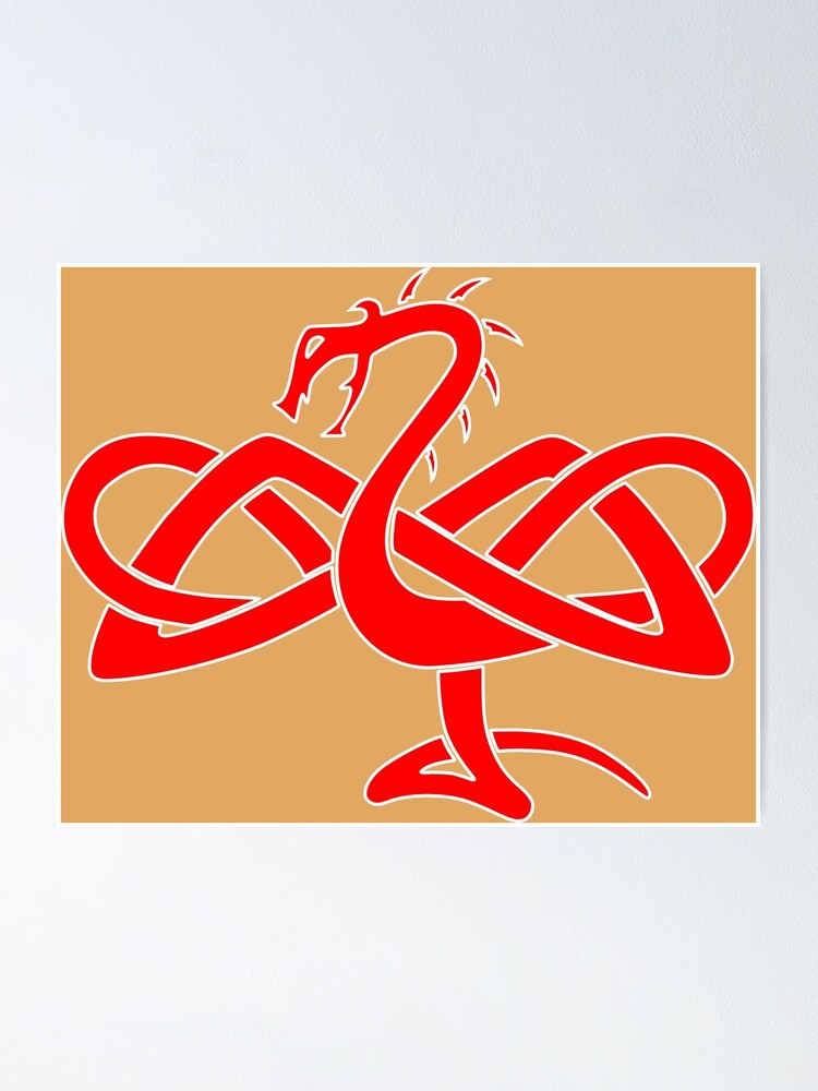 "Norse Beast Knot" Poster for Sale by pollywanna | Redbubble